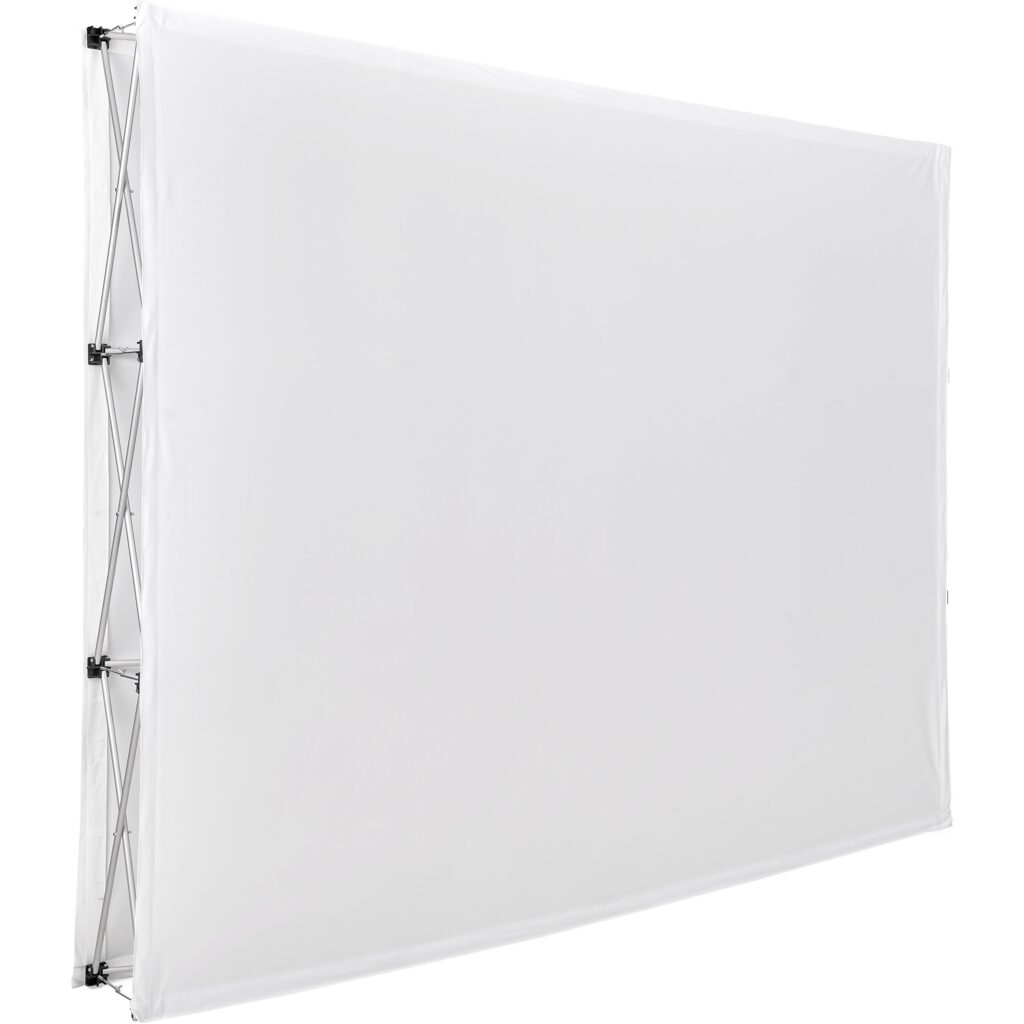Double-Sided Straight Banner Wall 3.7m x 2.25m Be Visibile