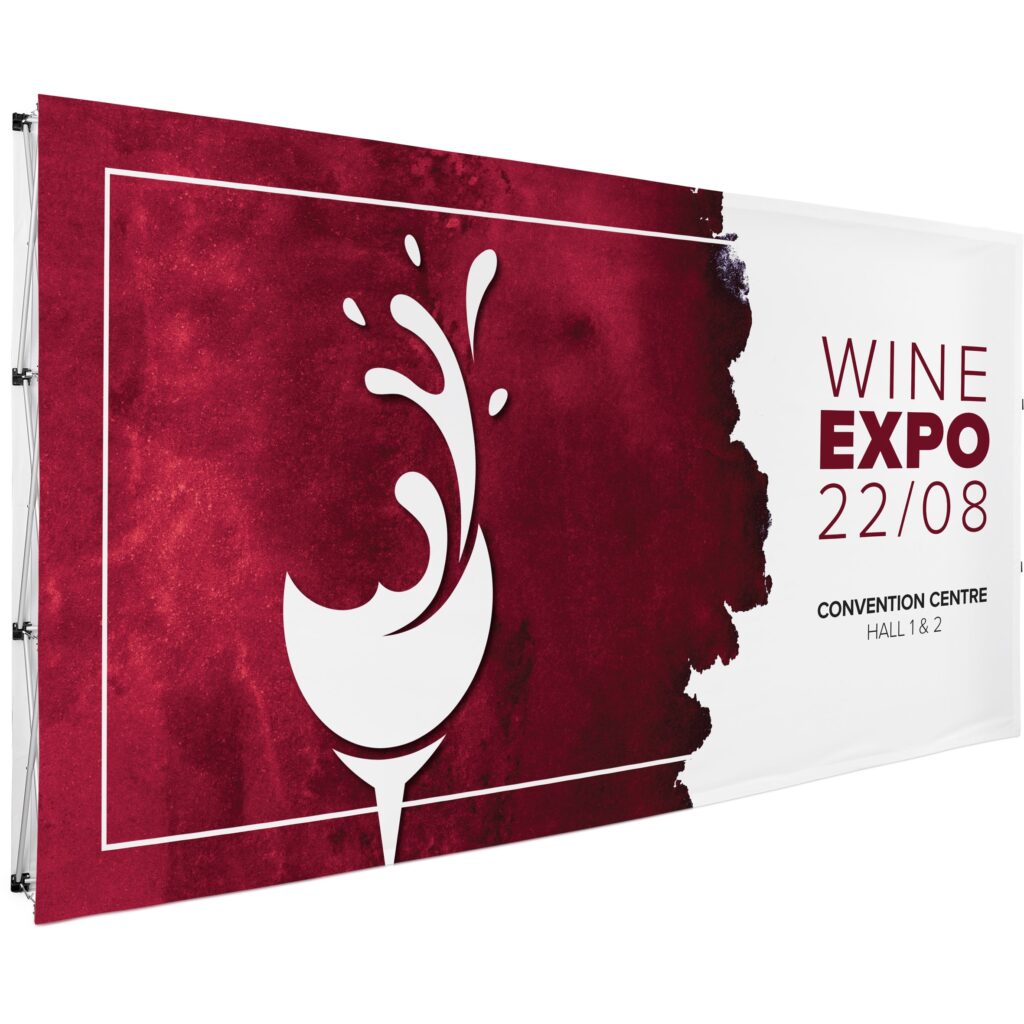 Double-Sided Straight Banner Wall 4.45m x 2.25m - Branding Johannesburg ...