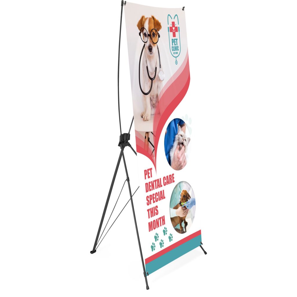 X Banner X frame Banner 80cm x 180cm - Best Indoor Branding